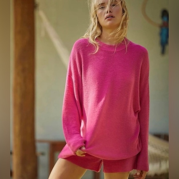 Free People | Sweaters | Price Drop Malibu Solid Surf Sweater | Poshmark